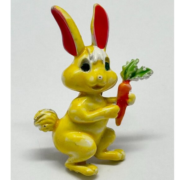 Vintage | Jewelry | Vintage Jj Bunny Rabbit Brooch Pin | Poshmark